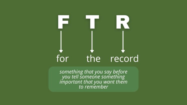 FTR Meaning In Text: What Does It Mean? - Capitalize My Title